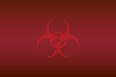 Red Biohazard Symbol Wallpaper