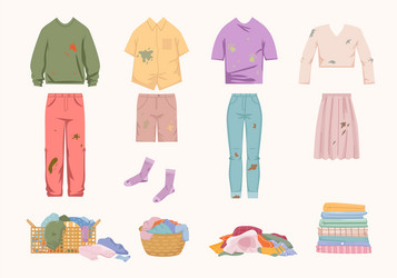 Dirty jacket or cardigan Royalty Free Vector Image