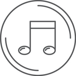 Glyph voice note icon headset play button sound Vector Image