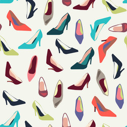 Shoe pattern Royalty Free Vector Image - VectorStock