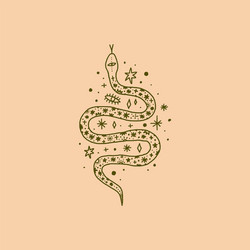 Snake Line Art Vector Images (over 5,500)