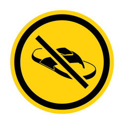 No Slipper Allowed Vector Images (over 100)