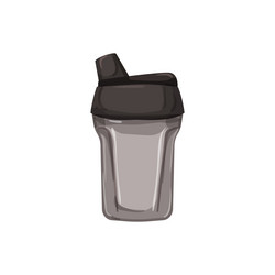 Gym protein shaker cartoon Royalty Free Vector Image