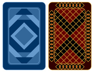 Playing Card Back Side Vector Images (over 610)