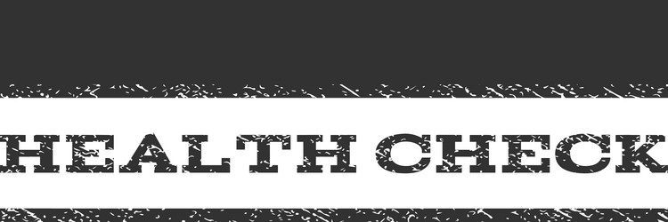 Health check watermark stamp Royalty Free Vector Image