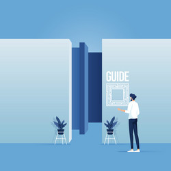 Mind map problem solving solution develop Vector Image