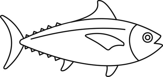 Tuna Outline
