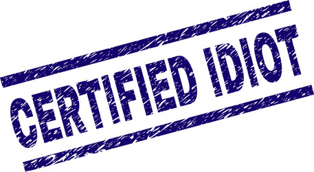 Idiot Seal Certified Vector Images (34)
