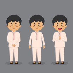 Avatar of a pakistan character Royalty Free Vector Image