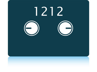 Safe cell icon Royalty Free Vector Image - VectorStock