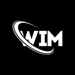 Wim logo letter design Royalty Free Vector Image
