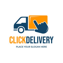 Click book logo template this design use mouse Vector Image