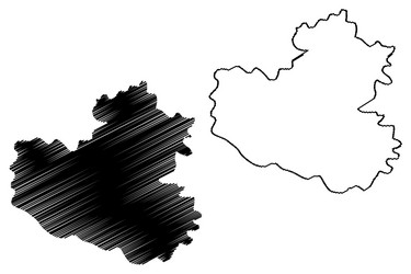 India Uttar Pradesh Map Vector Images (over 380)