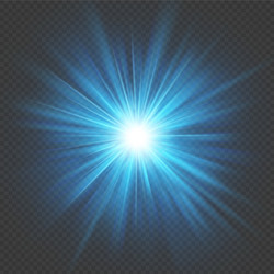 Light lens glow effects Royalty Free Vector Image