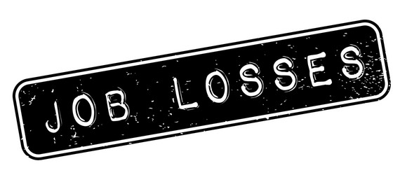 Job losses rubber stamp Royalty Free Vector Image