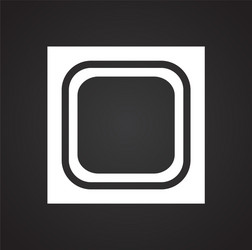 Electric ware icon on black background for graphic