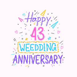 43rd Anniversary Vector Images (86)