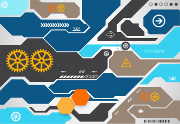 Technological disasters abstract concept Vector Image