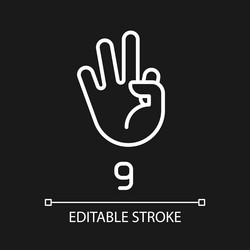 Asl Sign Language Vector Images (over 400)