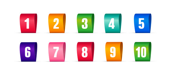 Numbers From 1 to 10 Vector Images (over 160)