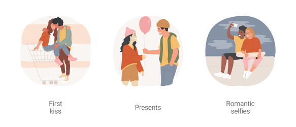 Unrequited love isolated cartoon Royalty Free Vector Image