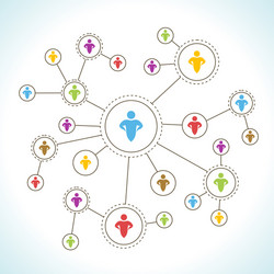 Social media abstract communication Royalty Free Vector