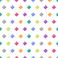 Cartoon hand drawn seamless pattern with sewing Vector Image