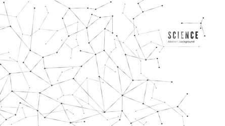 Abstract connection structure science Royalty Free Vector