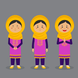 National Dresses of Pakistan Vector Images (45)
