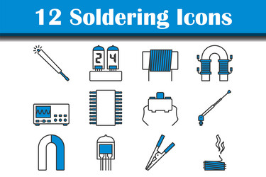 Welder infographics set Royalty Free Vector Image