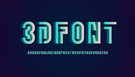 Digital tech font rounded wire alphabet letter l Vector Image