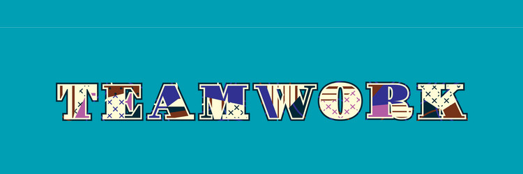Teamwork concept word art Royalty Free Vector Image