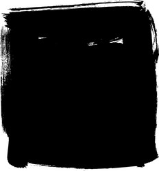 Black rough edge square box Royalty Free Vector Image