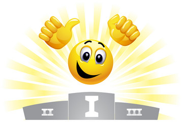 Winner Smiley Face Vector Images (over 200)