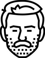 Beard Man Outline Vector Images (over 7,100)