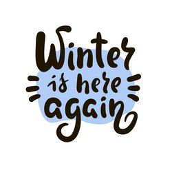 Winter Slogans Vector Images (over 2,600)