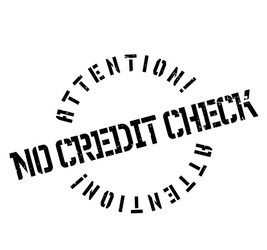 No credit check rubber stamp Royalty Free Vector Image