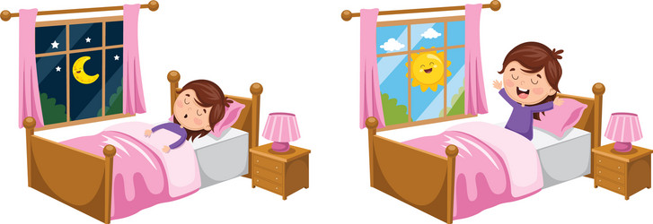 Cartoon Go to Bed Vector Images (over 170)