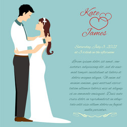Wedding couple Royalty Free Vector Image - VectorStock