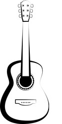 Triangle musical instrument drawn by hand black Vector Image