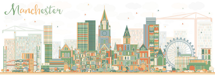 Manchester Skyline Vector Images (over 280)