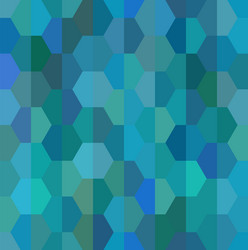 Abstract blue background with hexagon pattern Vector Image