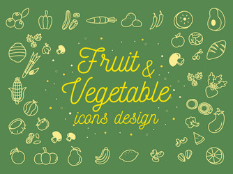 Fruit and vegetable font letters seamless pattern Vector Image