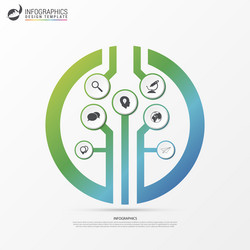 Technology connection concept abstract colorful Vector Image