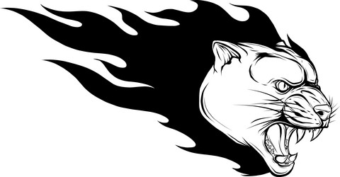 Cougar Face Silhouette Vector Images (over 420)