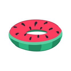 Float inflatable ring cartoon Royalty Free Vector Image