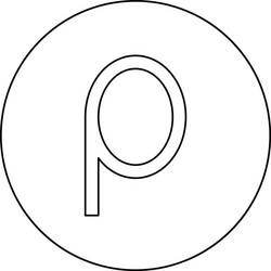 Rho greek symbol capital letter uppercase font Vector Image