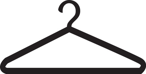 Hanger logo icon design Royalty Free Vector Image