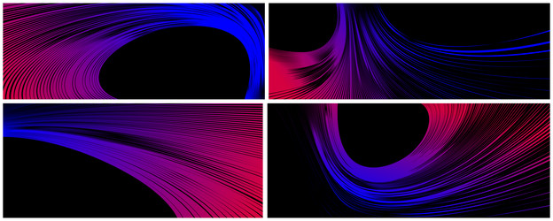 Distorted and deformed lines abstract background Vector Image