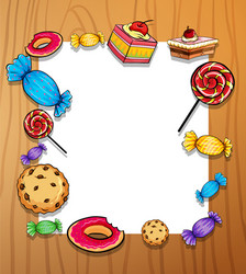 Junk Food Border Background Vector Images (99)